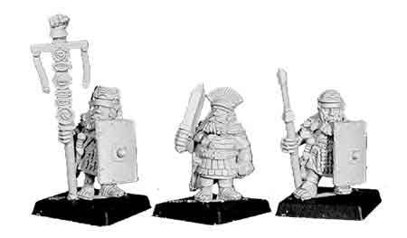 HM1285 - Roman Dwarf Legionaire Command (3) – EOE Orbis UK